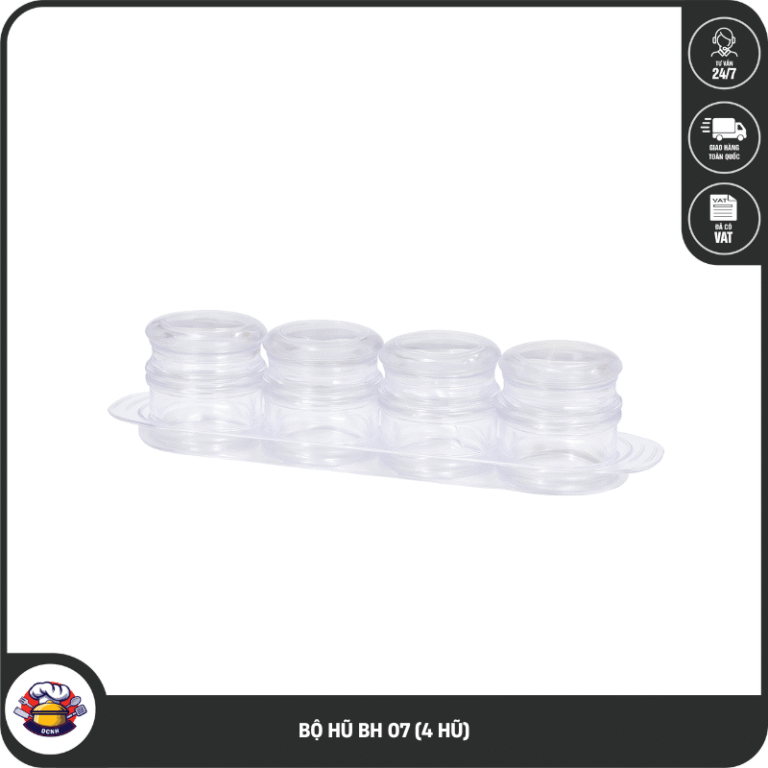 BỘ HŨ BH 07 (4 HŨ) Fataco | Dụng Cụ Nhà Hàng Mekoong